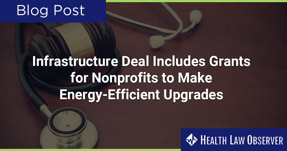 Infrastructure Deal Includes Grants for Nonprofits to Make Energy ...