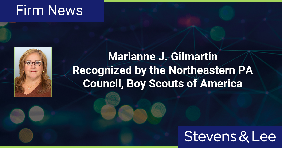 Marianne J. Gilmartin Recognized by the Northeastern PA Council, Boy ...