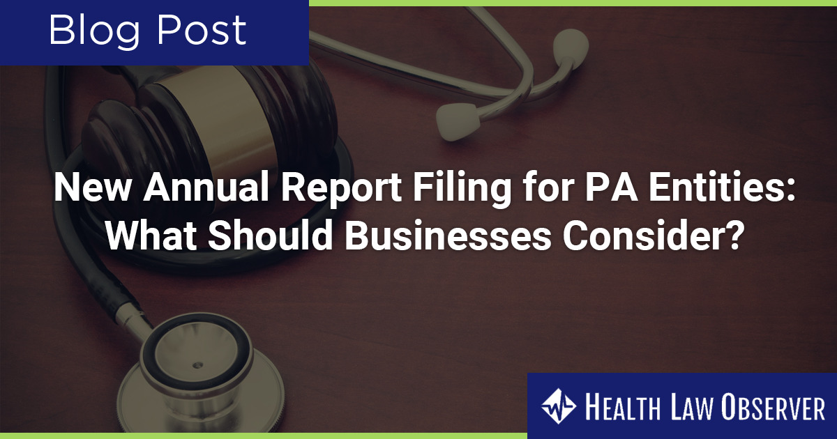 New Annual Report Filing for PA Entities: What Should Businesses ...
