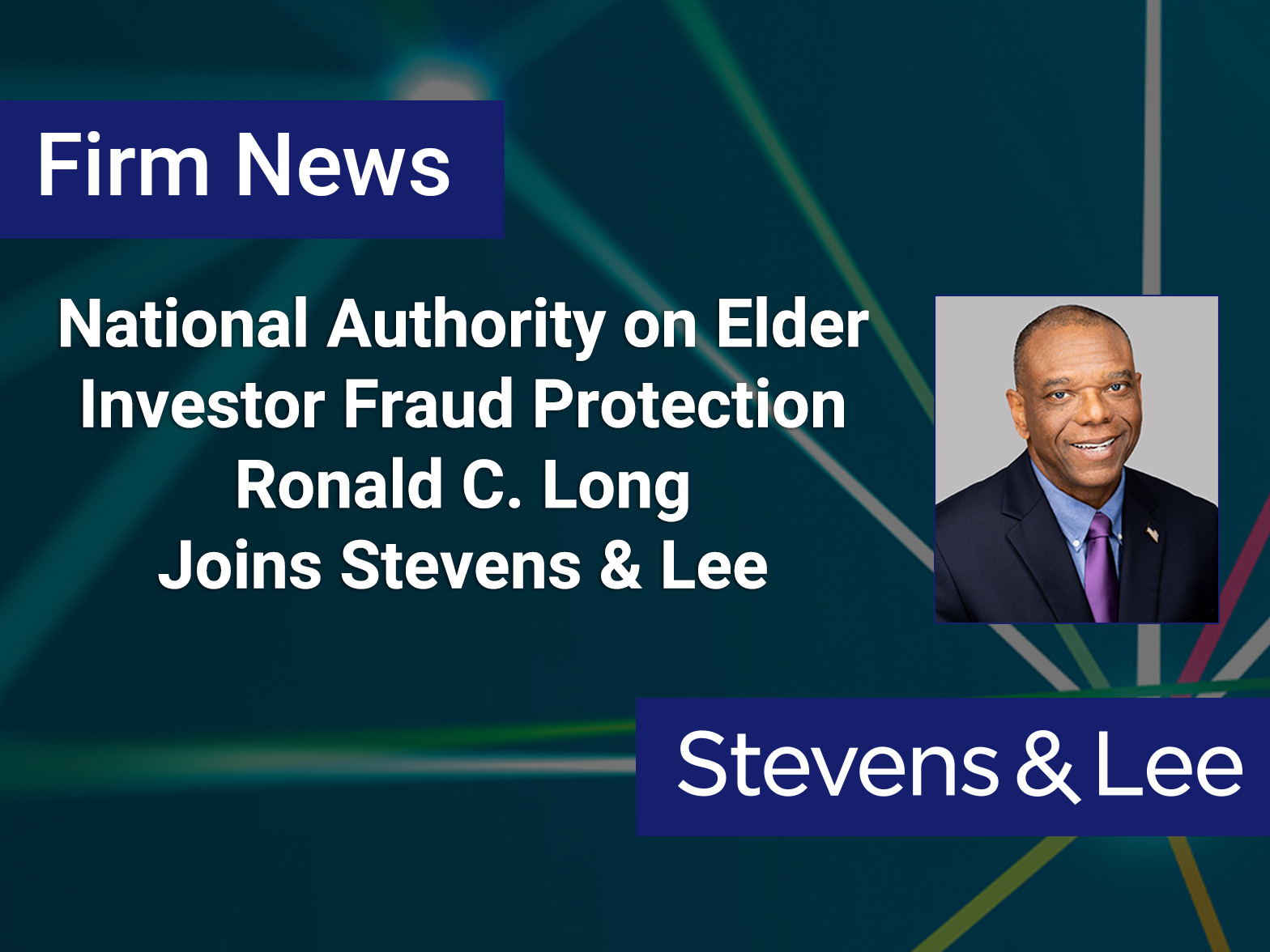 National Authority on Elder Investor Fraud Protection Ronald C. Long ...