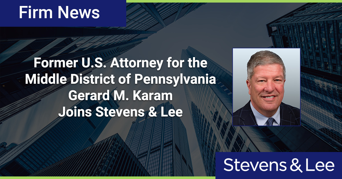 Former U.S. Attorney for the Middle District of Pennsylvania Gerard ...