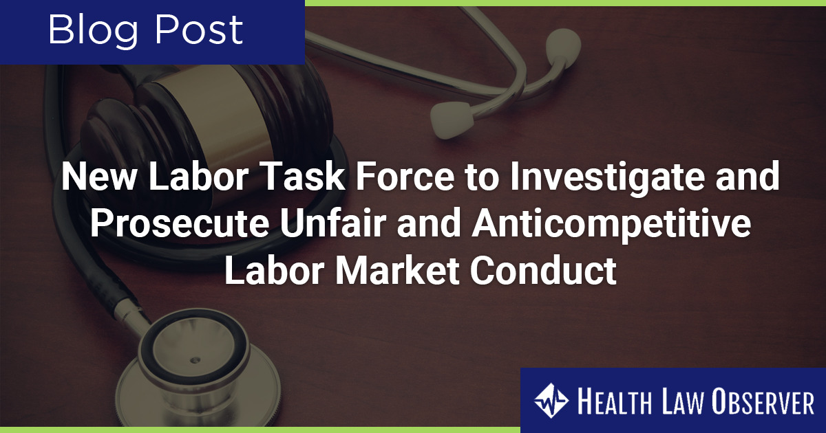New Labor Task Force to Investigate and Prosecute Unfair and ...